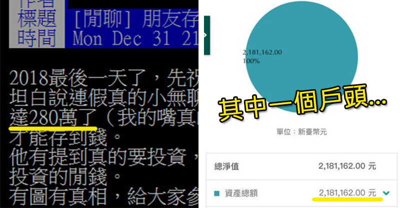 28歲存滿280萬！他PO出「勤奮工作沒生活品質」超高存款 網友：不知為何有點鼻酸… | TEEPR 亮新聞