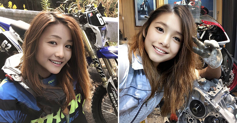 「正妹騎重機」爆紅！自拍都破千讚 節目採訪「摘下安全帽」男粉全傻眼 | TEEPR 亮新聞