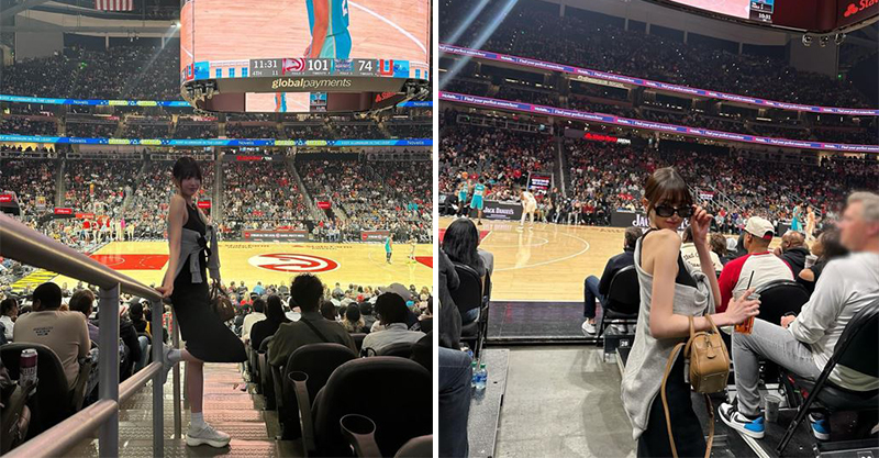 NBA觀眾席捕獲「長腿正妹」 本尊竟是大咖女星！狂拍照耍辣無人認出 | TEEPR 亮新聞