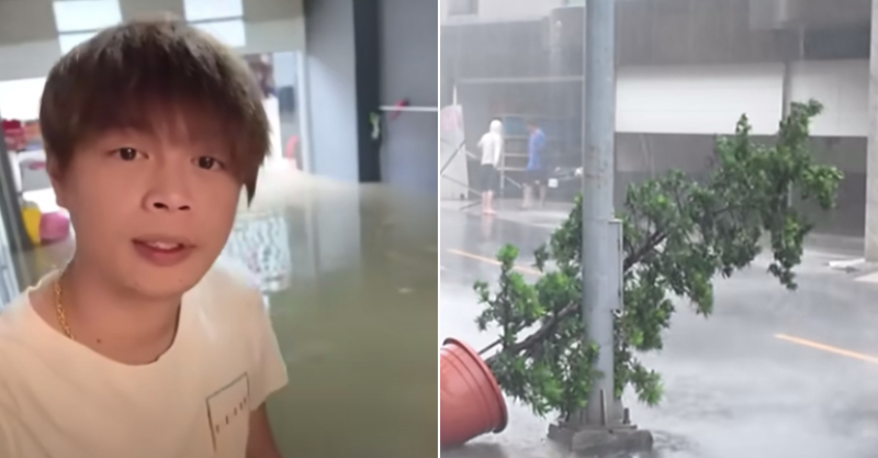山陀兒豪雨狂炸 百萬網紅高雄家又淹水了！見1幕崩潰：真的超慘 | TEEPR 亮新聞