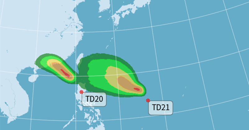 雙颱快形成！最新路徑「環流強」 兩地區有7級強風機率 | TEEPR 亮新聞